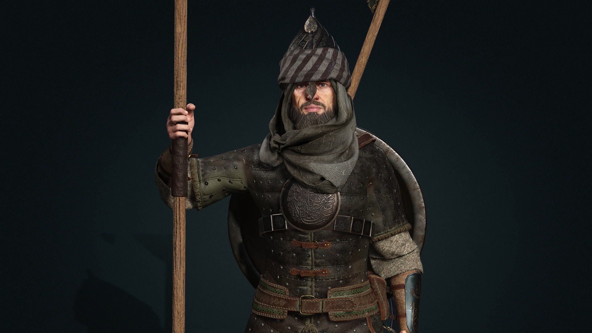 Saracen spearman-ensign bearer