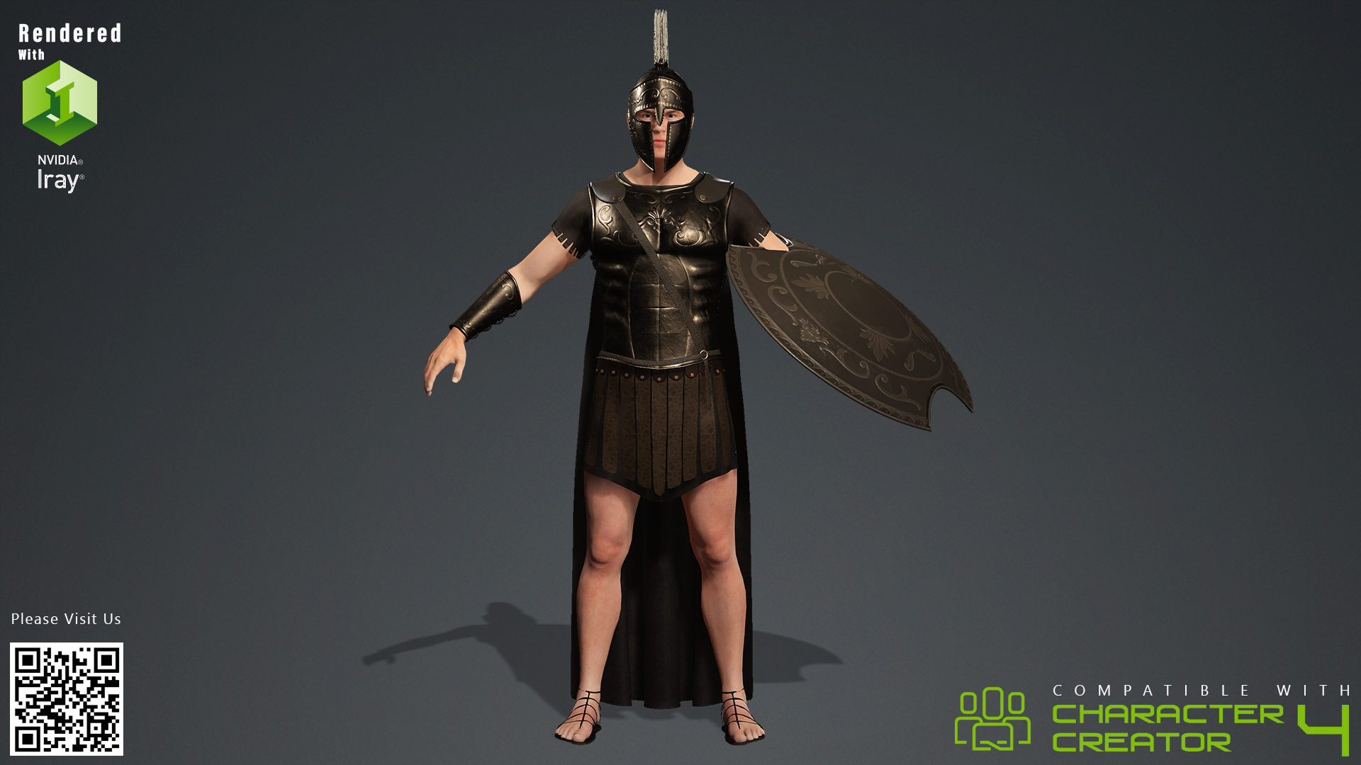 Roman Battle Armor Character Set
