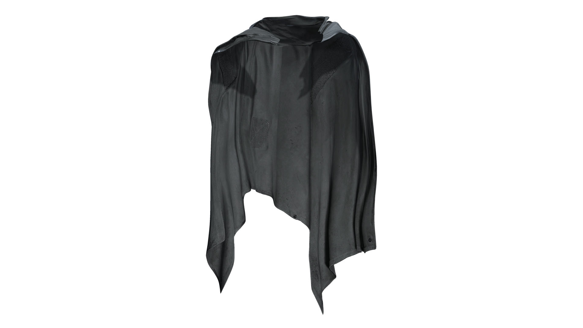 Worn Tactical Half-Cape