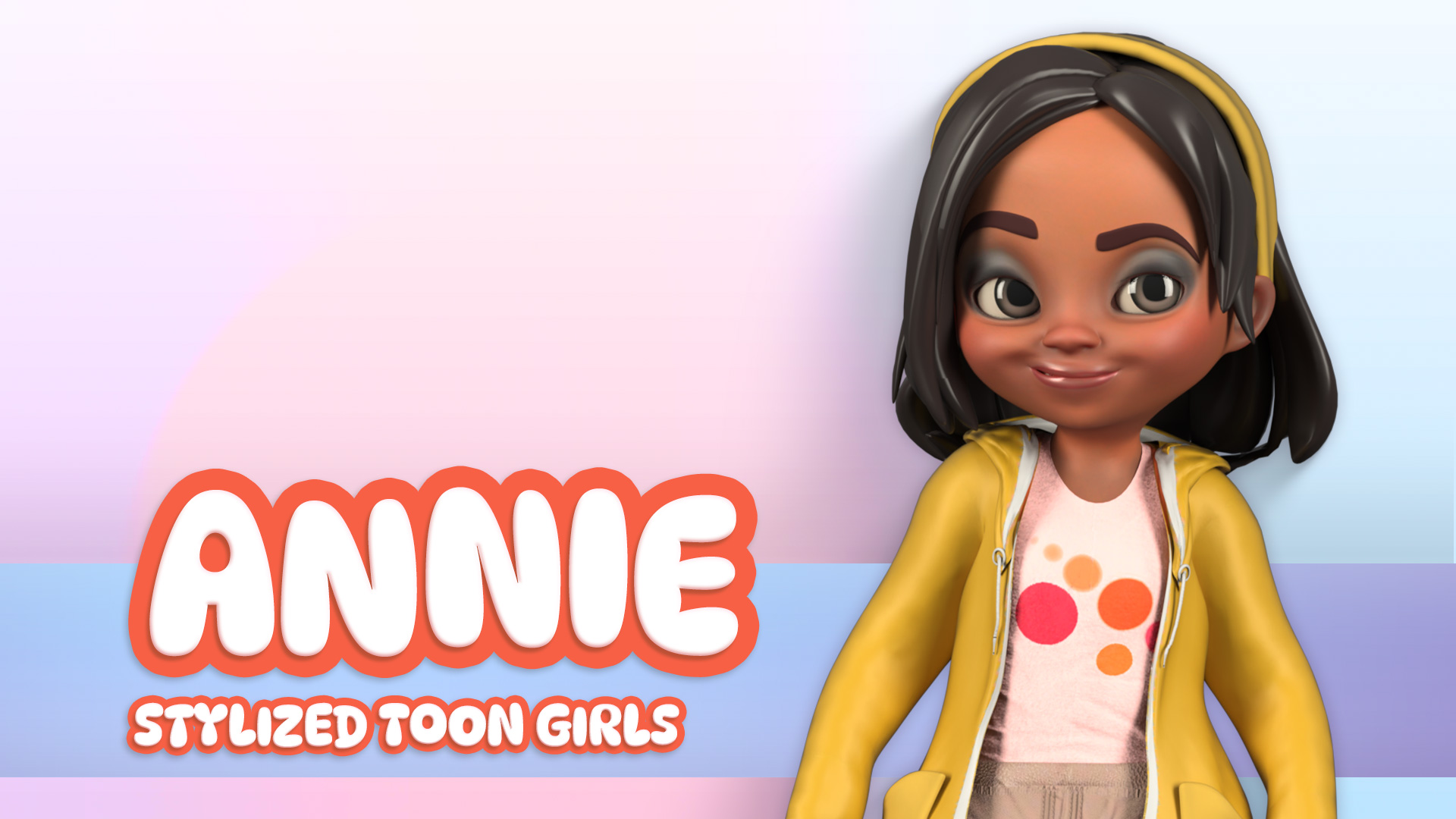 Stylized Toon Girls - Annie