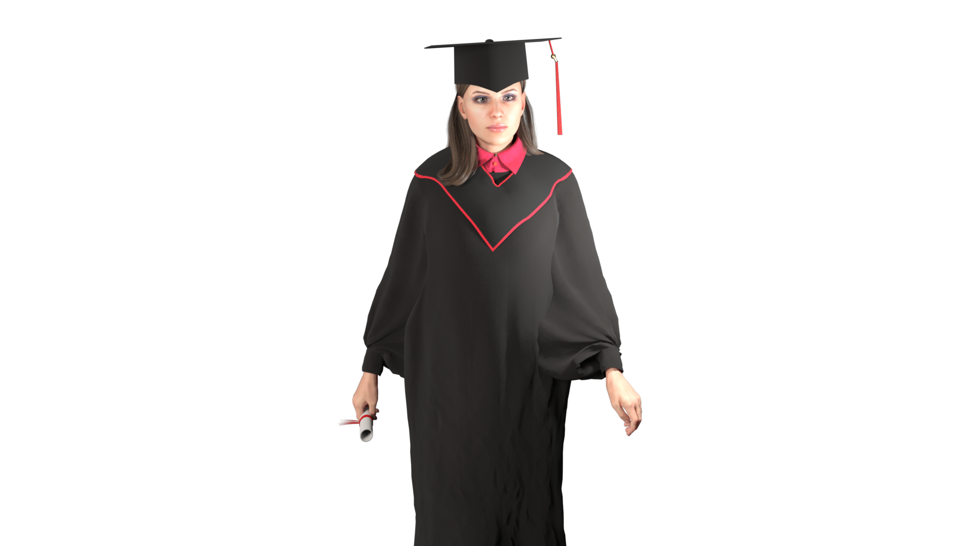 Female Graduation Gown