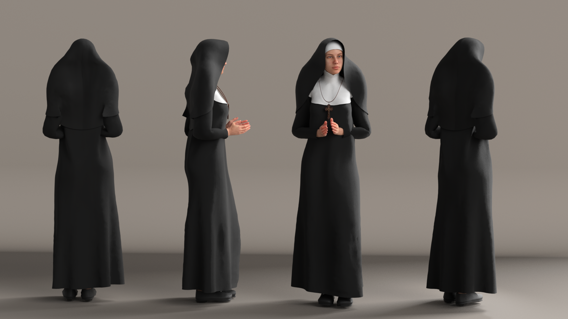 Nun In Black