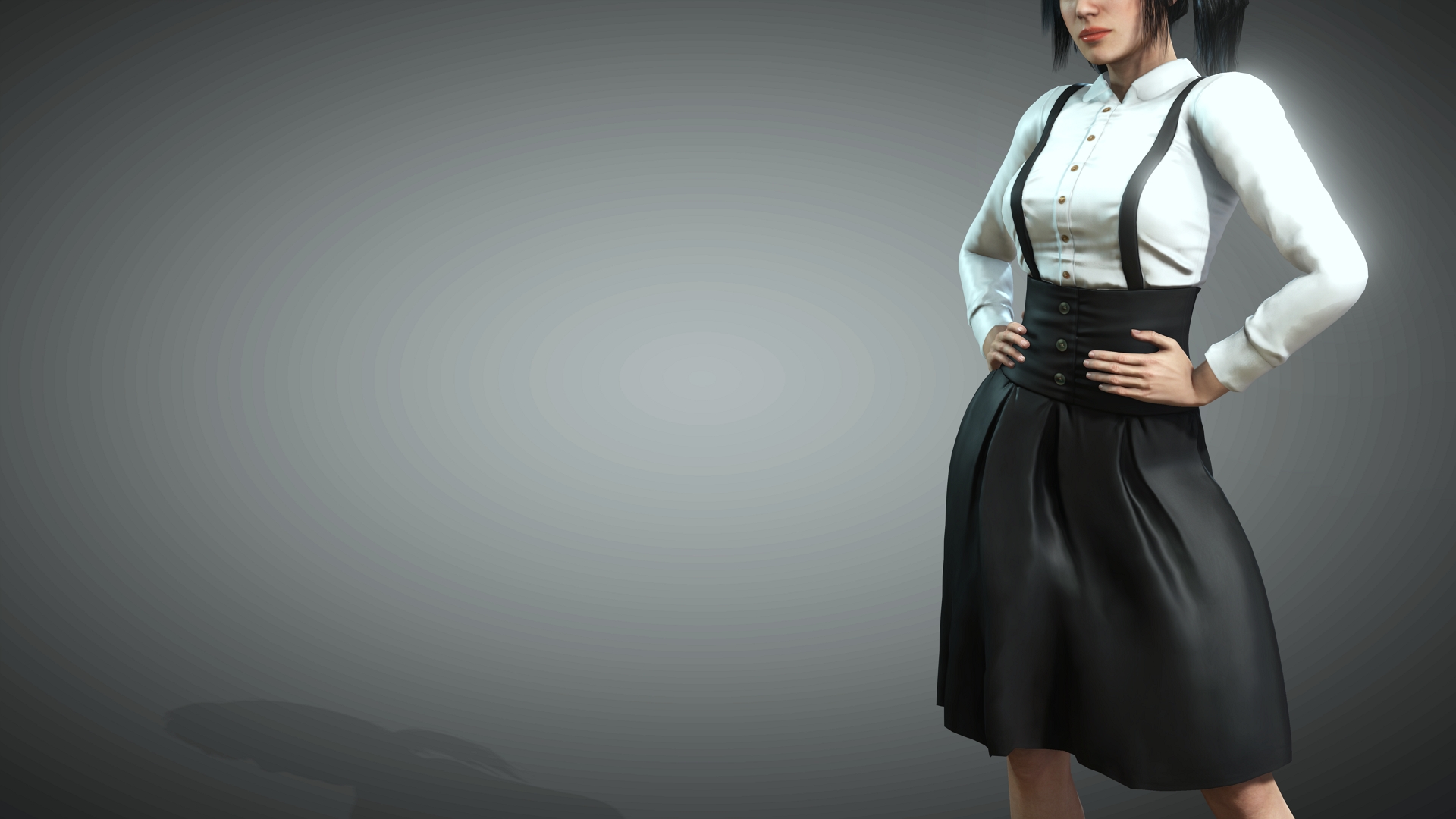 Girl Dress with physics effect Pack
