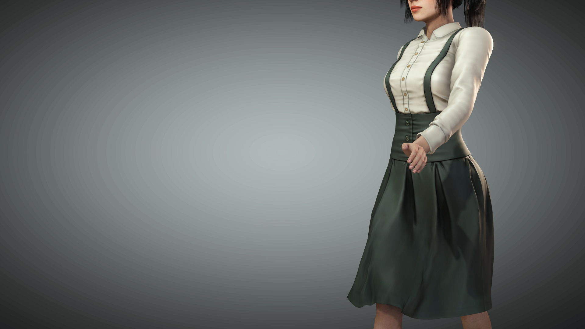 Girl Dress with physics effect Pack