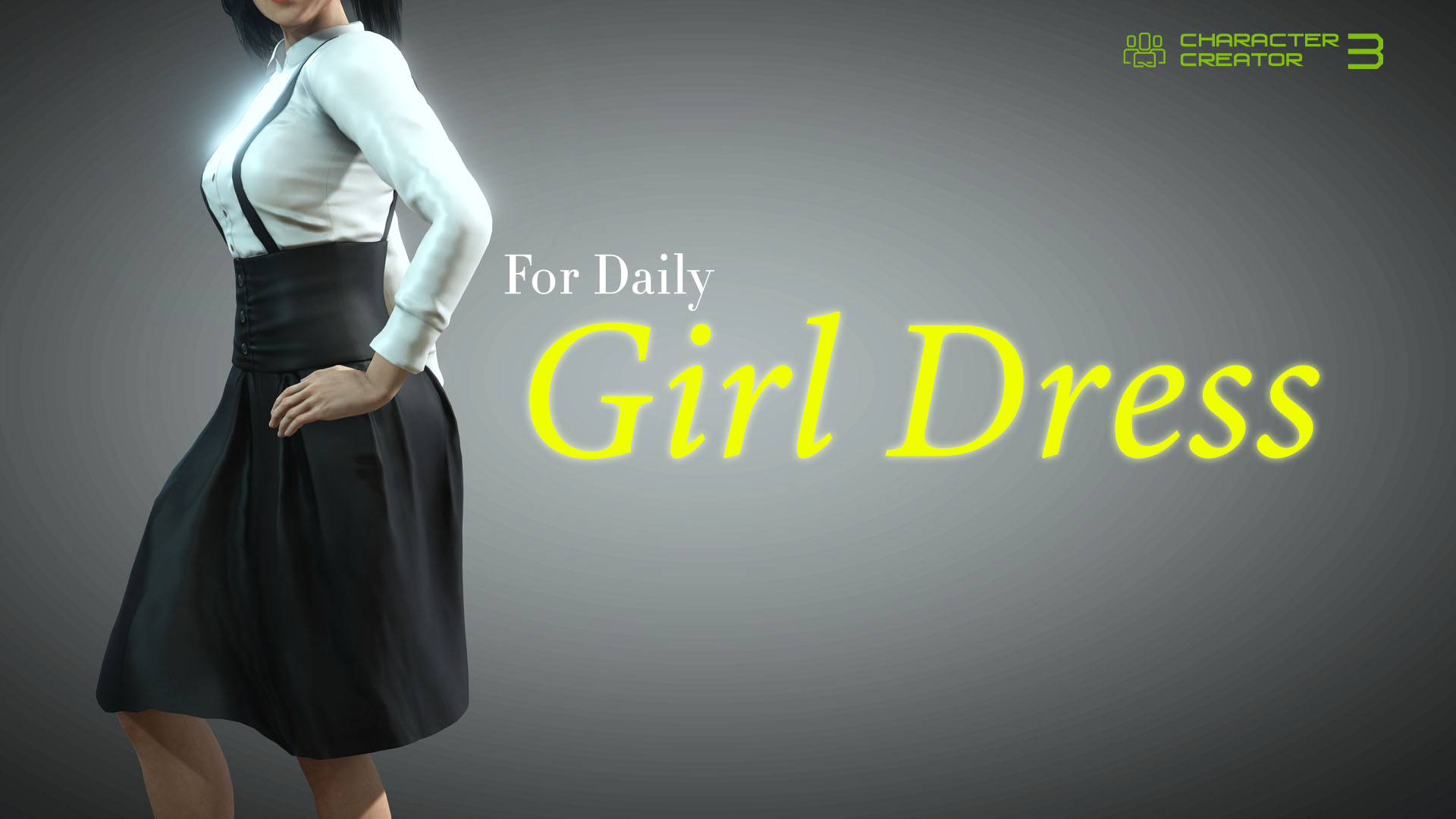 Girl Dress with physics effect Pack