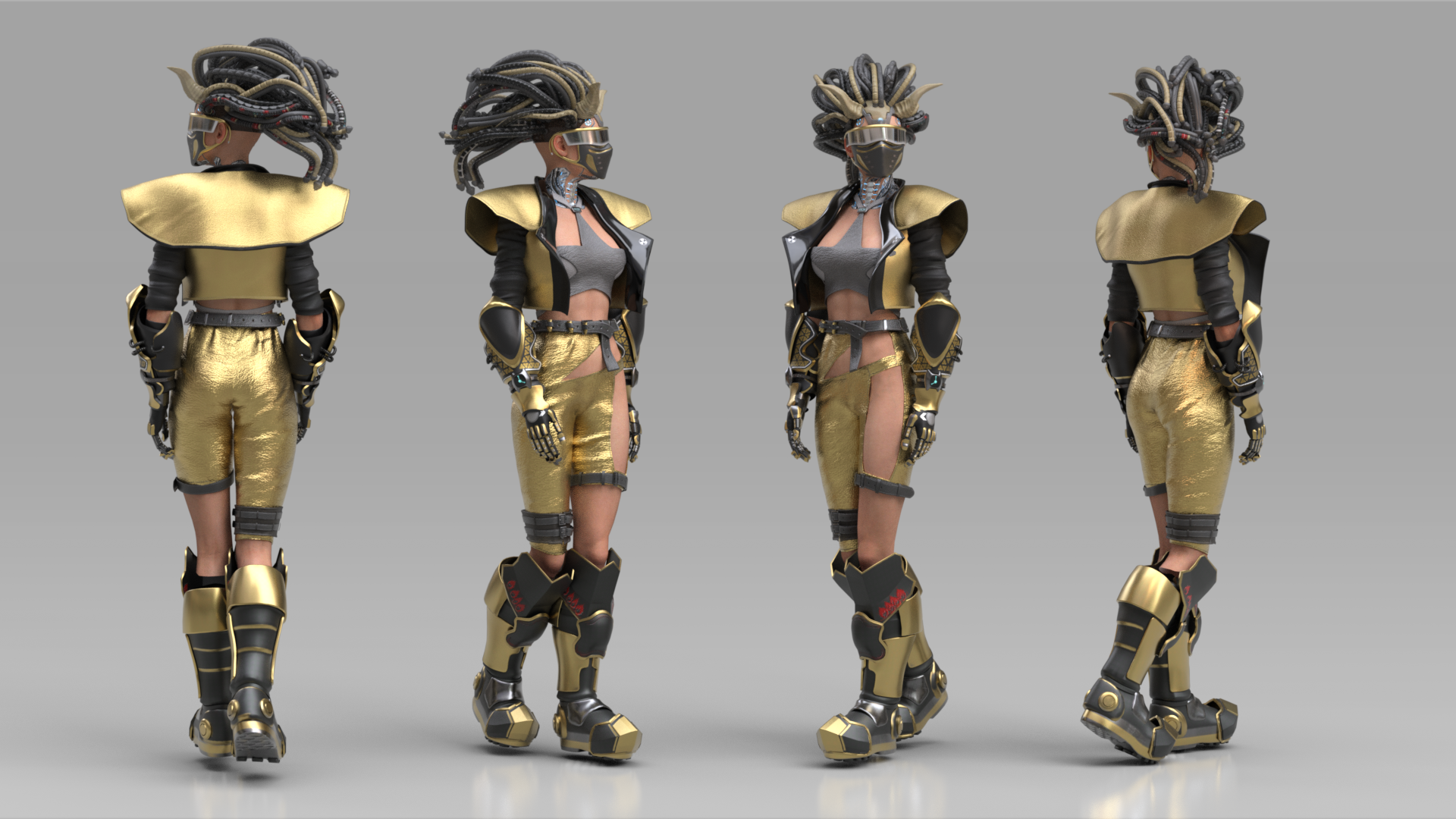 Into The Future - Time Warrior Costumes