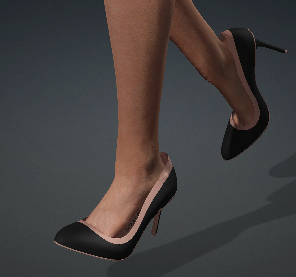 A set of women's shoes