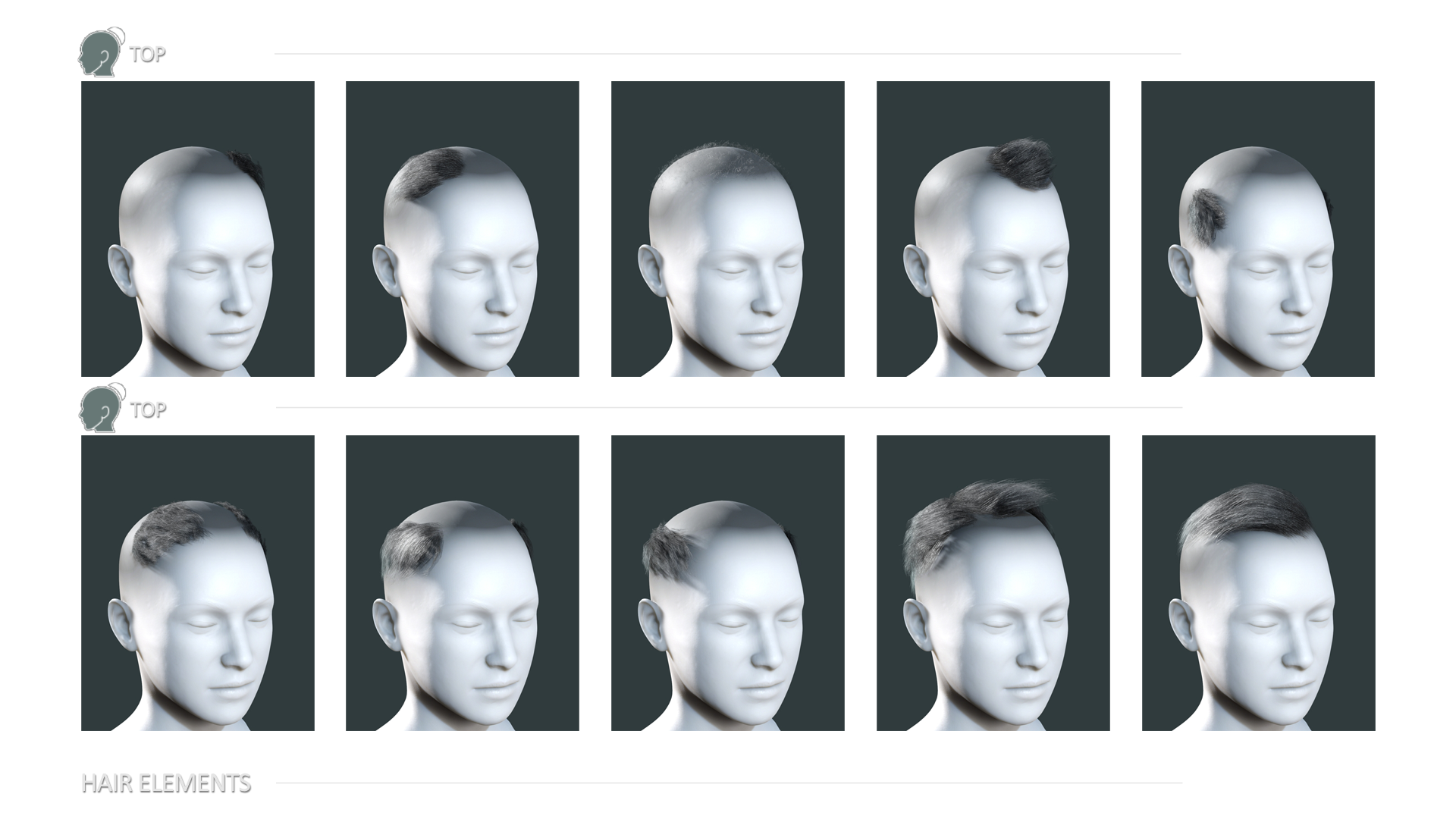 HairStudio - Hairstyles Vol.1