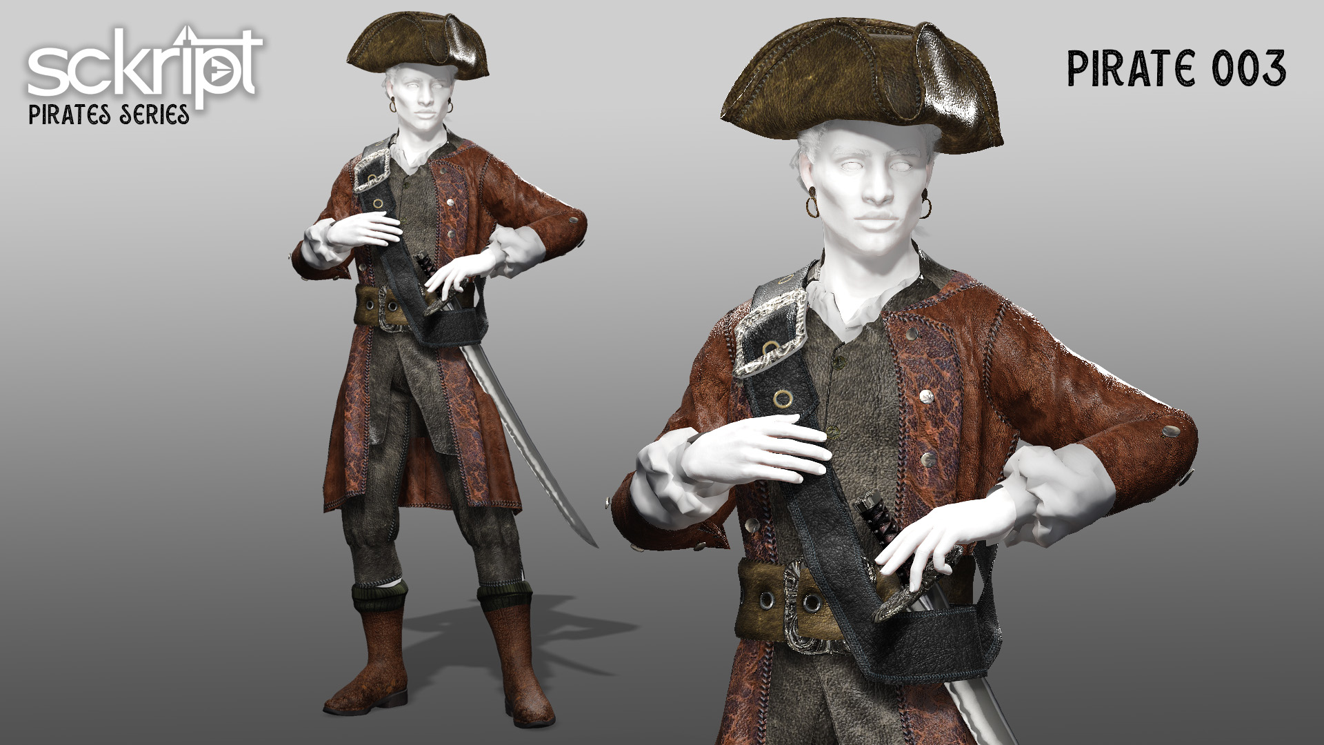 Sckript Pirates Series - Pirate 003