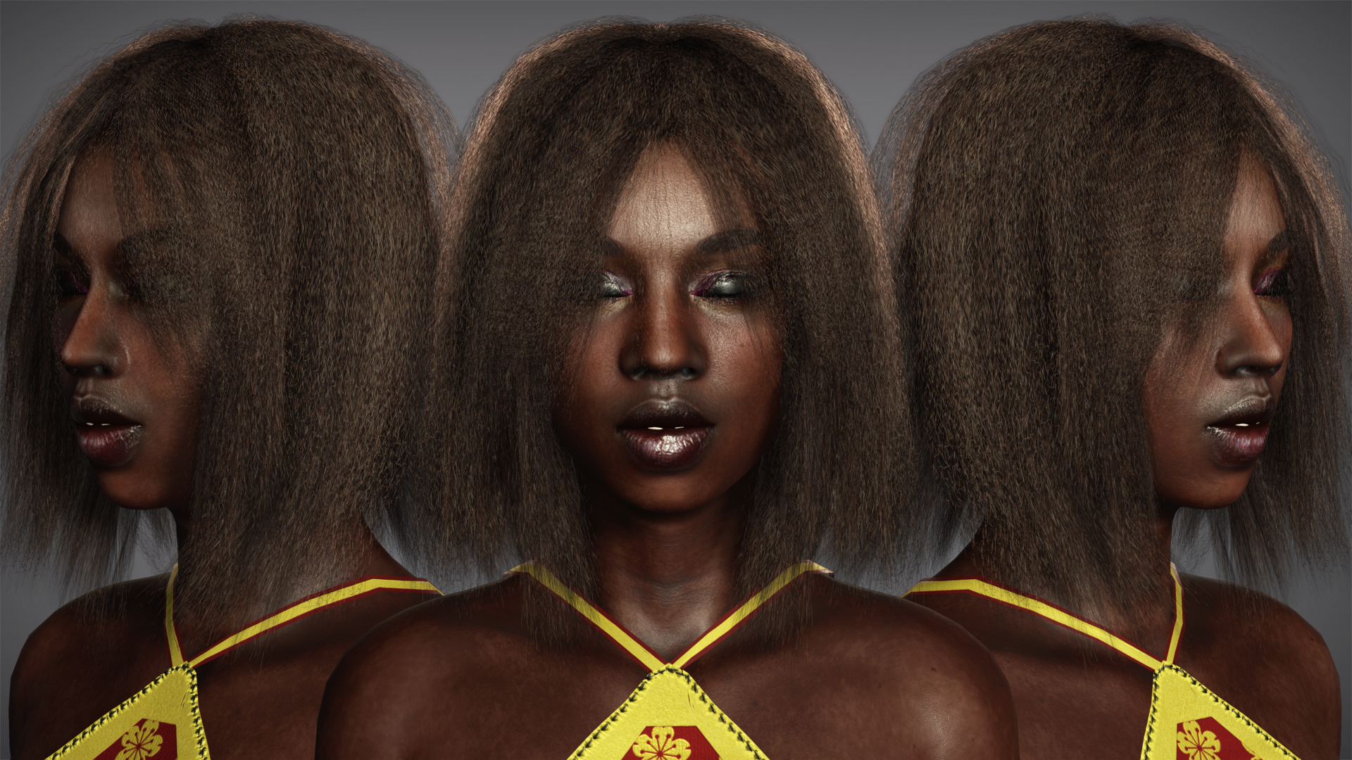 Realistic Hair V5 - 7 Pack
