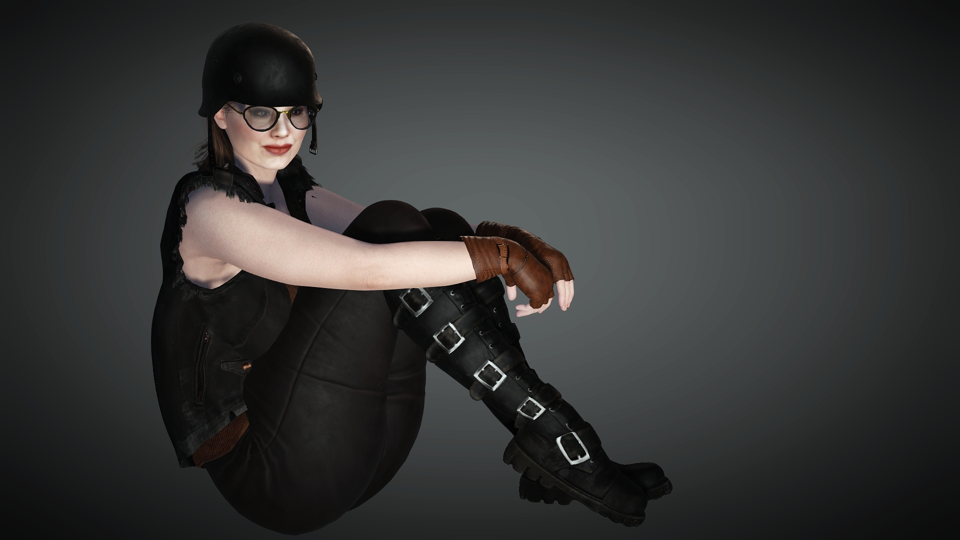 Female Biker
