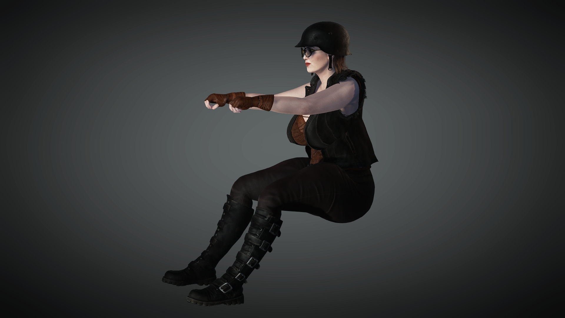 Female Biker