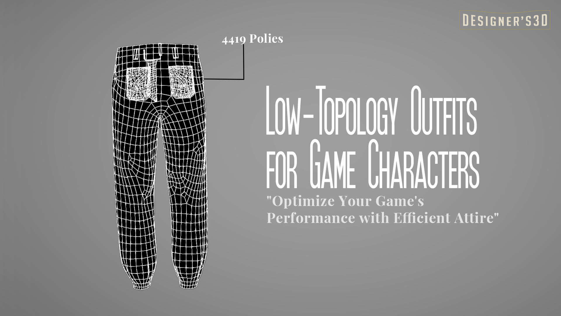 Female Designer's Pants