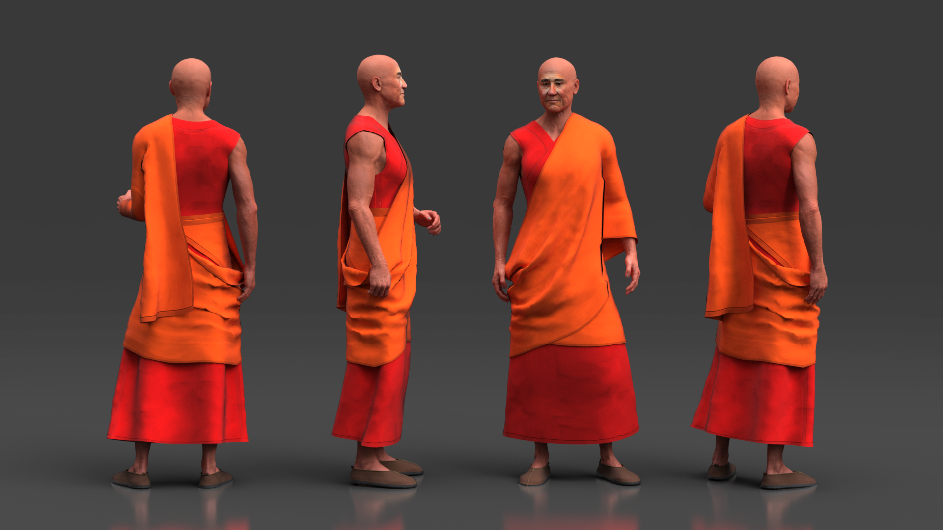 Tibetan Monks