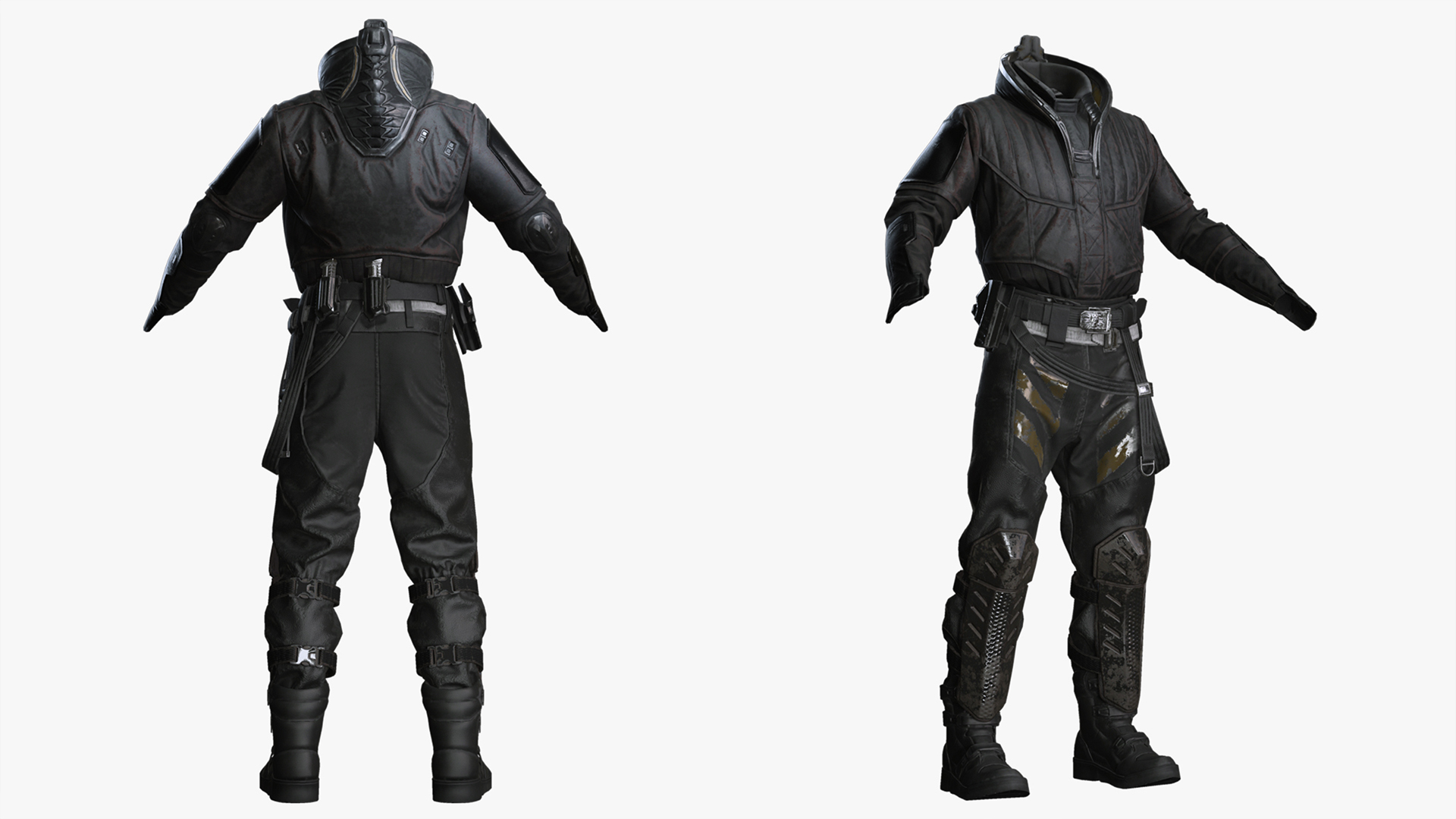Futuristic Spec Ops Agent Uniform