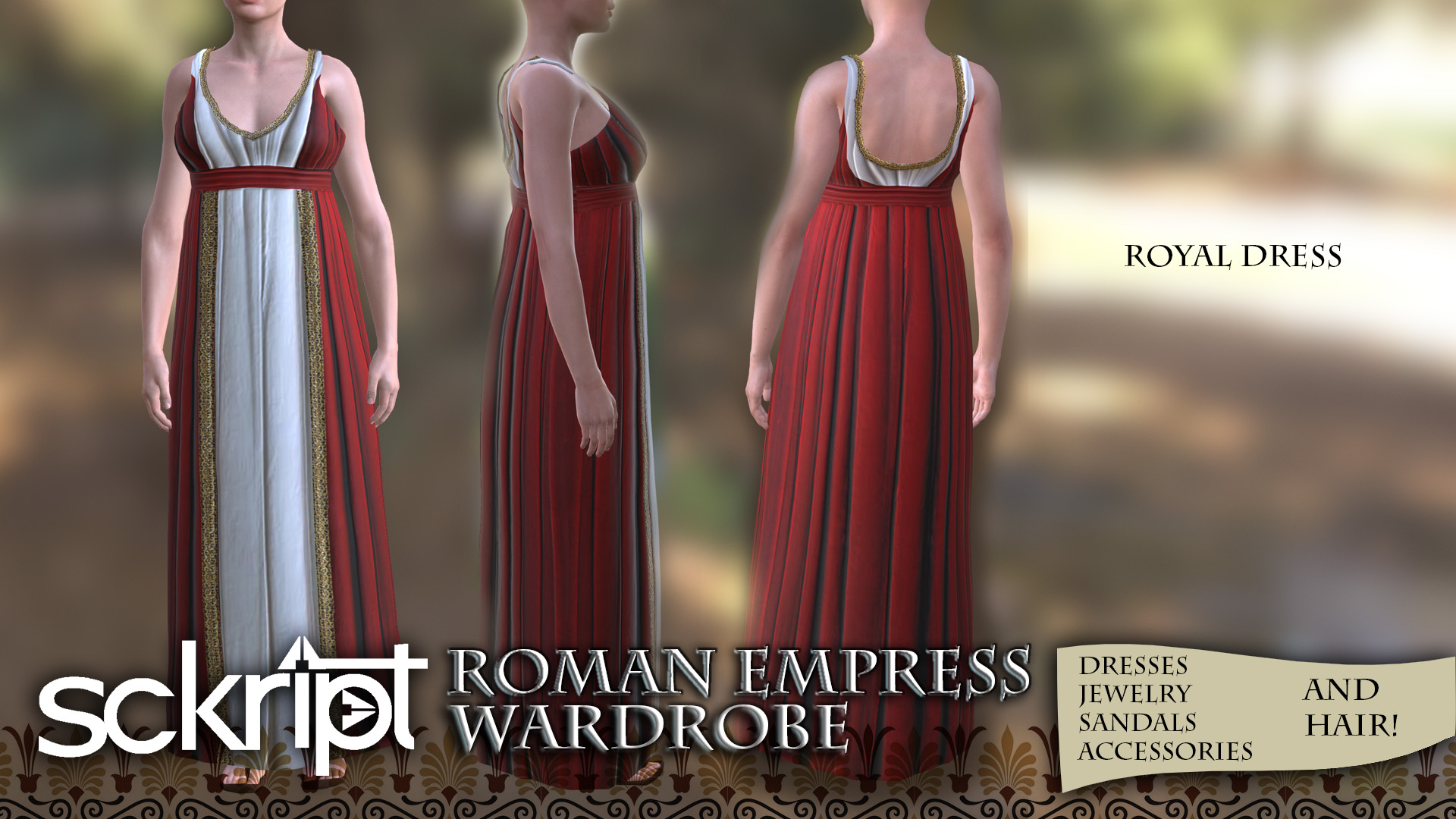 Sckript Roman Empress Wardrobe