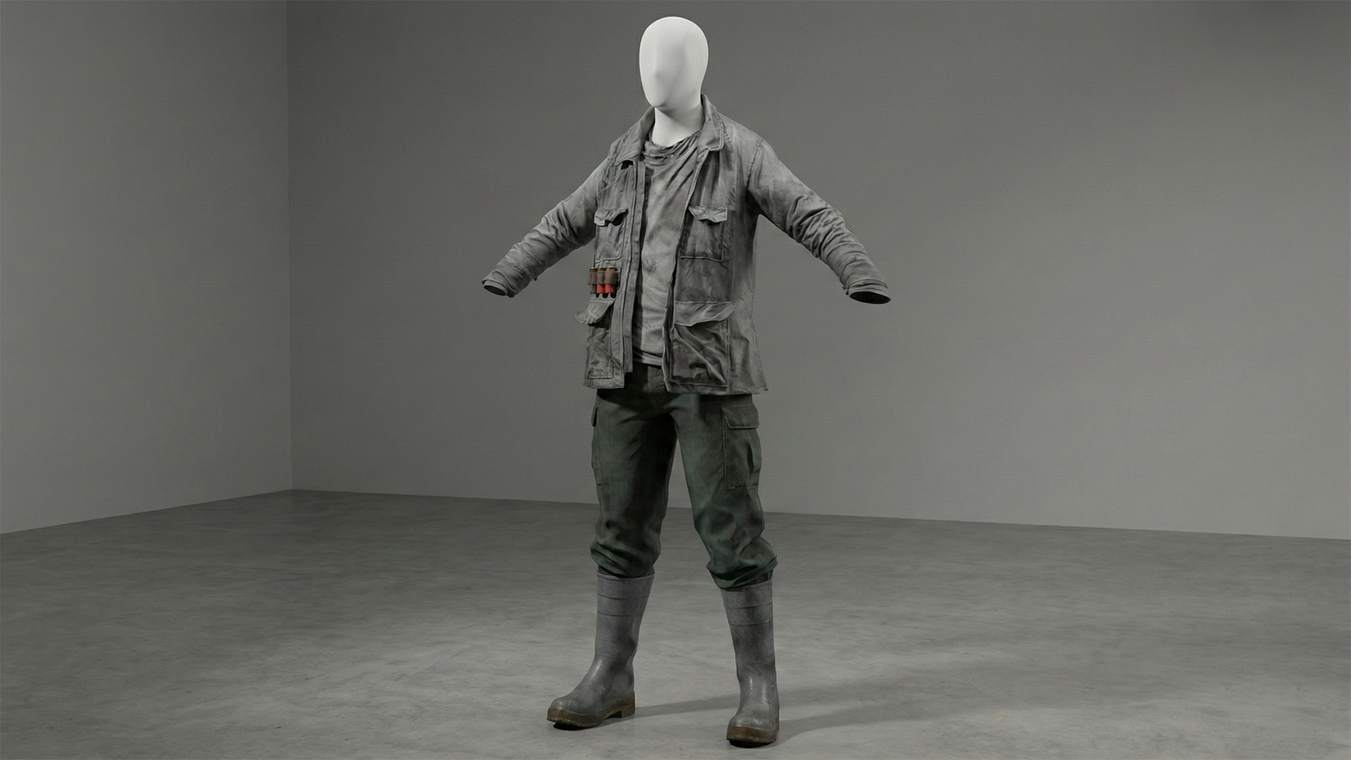 Post-Collapse Tactical Gear Shell Jacket