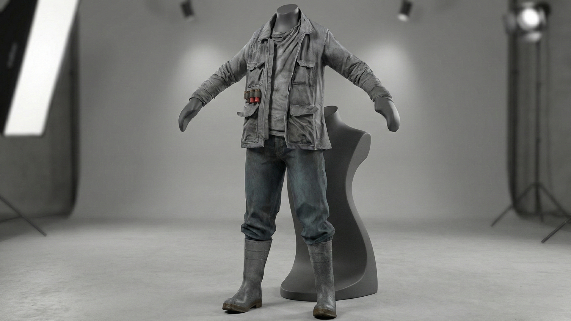 Post-Collapse Tactical Gear Shell Jacket