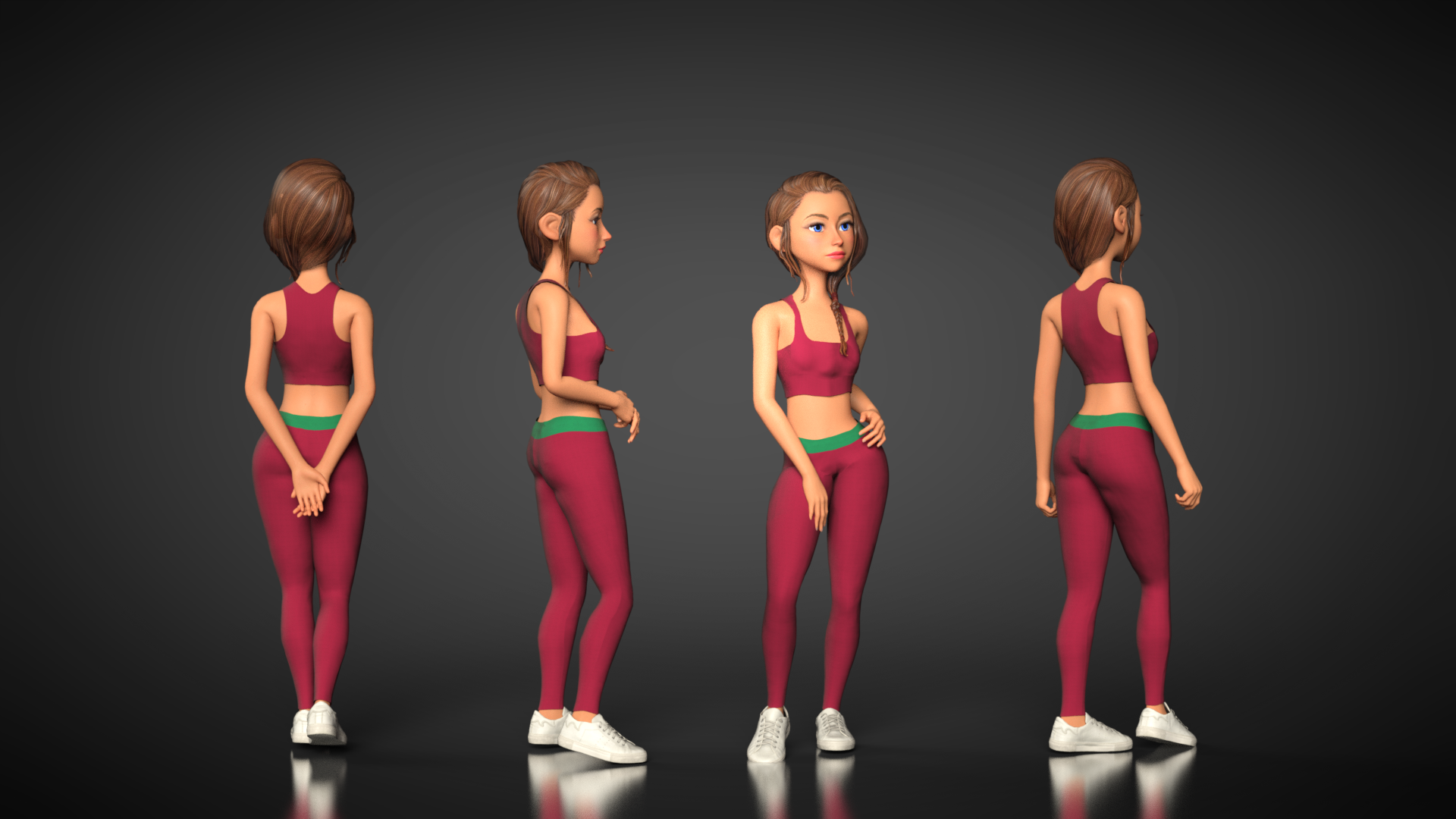 Workout Toon N Female