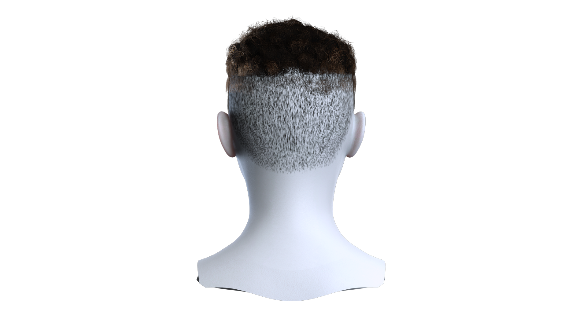 Curly Fade Smart Hair - Short Crop Textured Cut