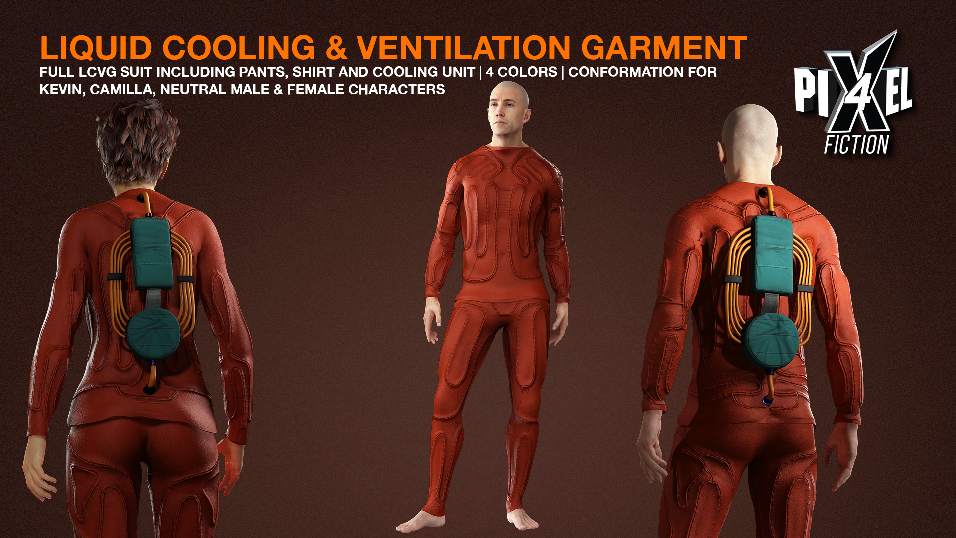 Liquid Cooling Ventilation Garment - LCVG