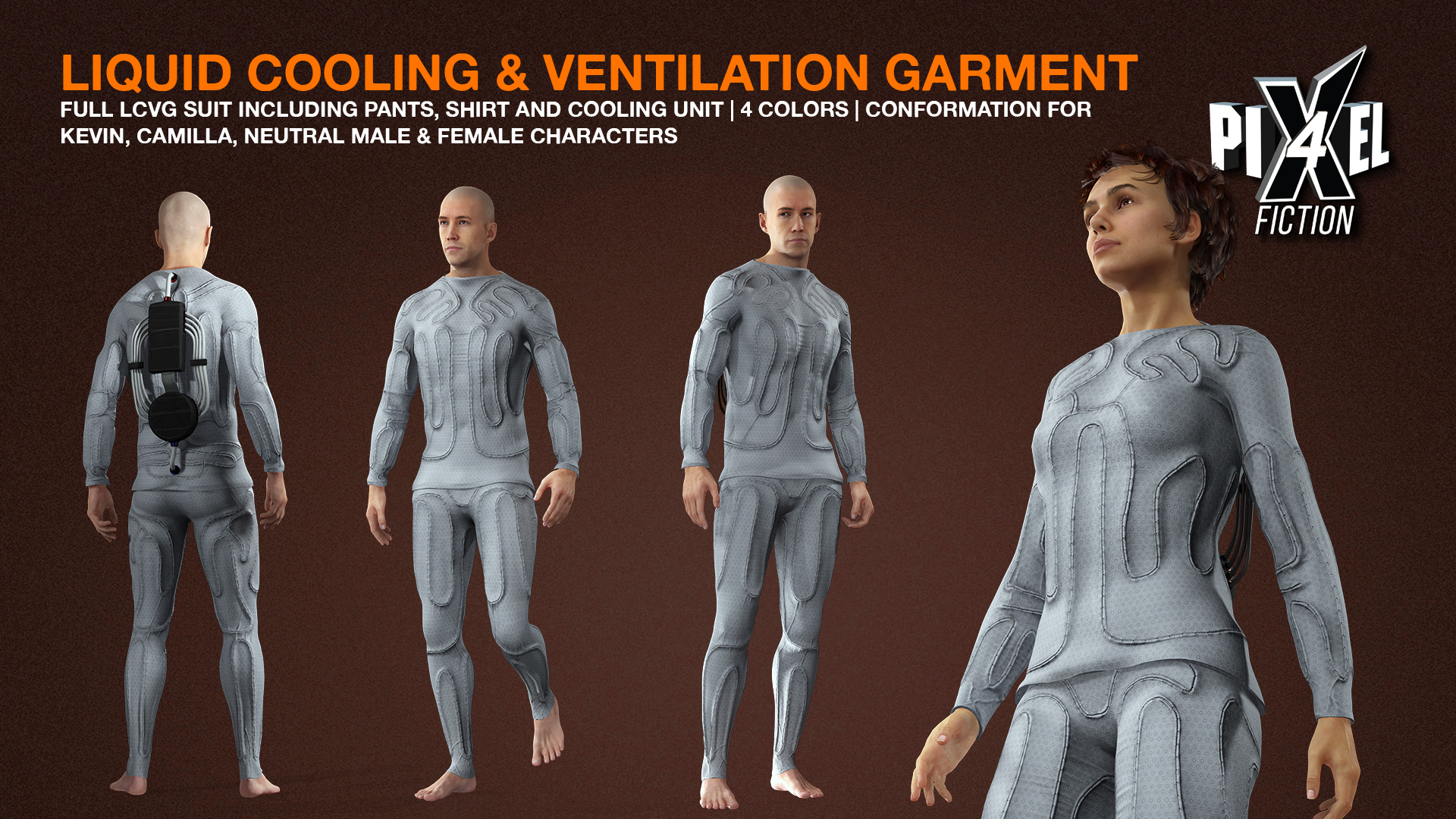 Liquid Cooling Ventilation Garment - LCVG