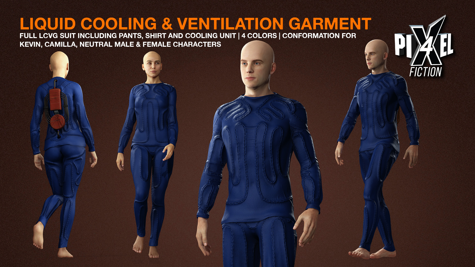 Liquid Cooling Ventilation Garment - LCVG