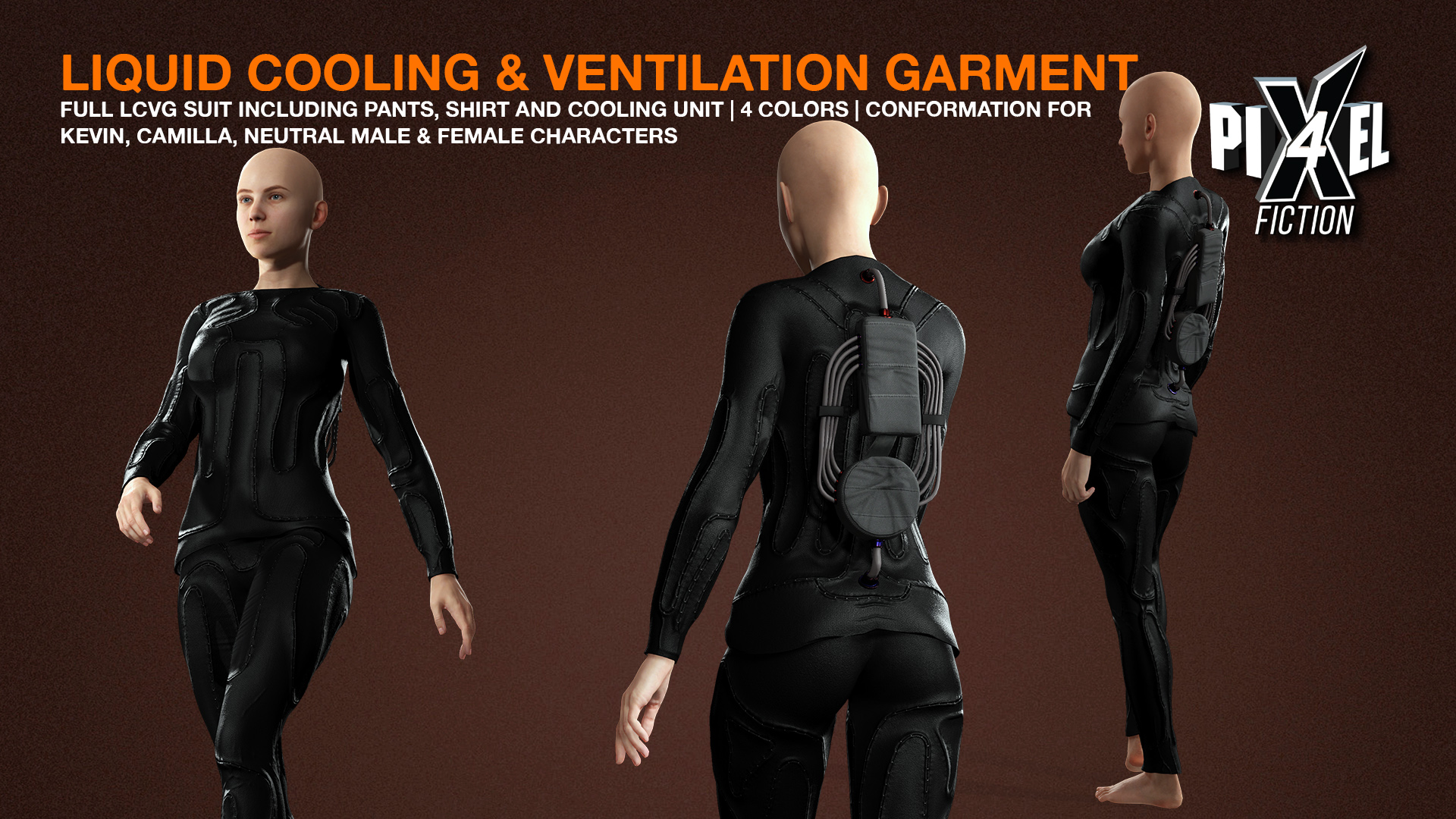 Liquid Cooling Ventilation Garment - LCVG
