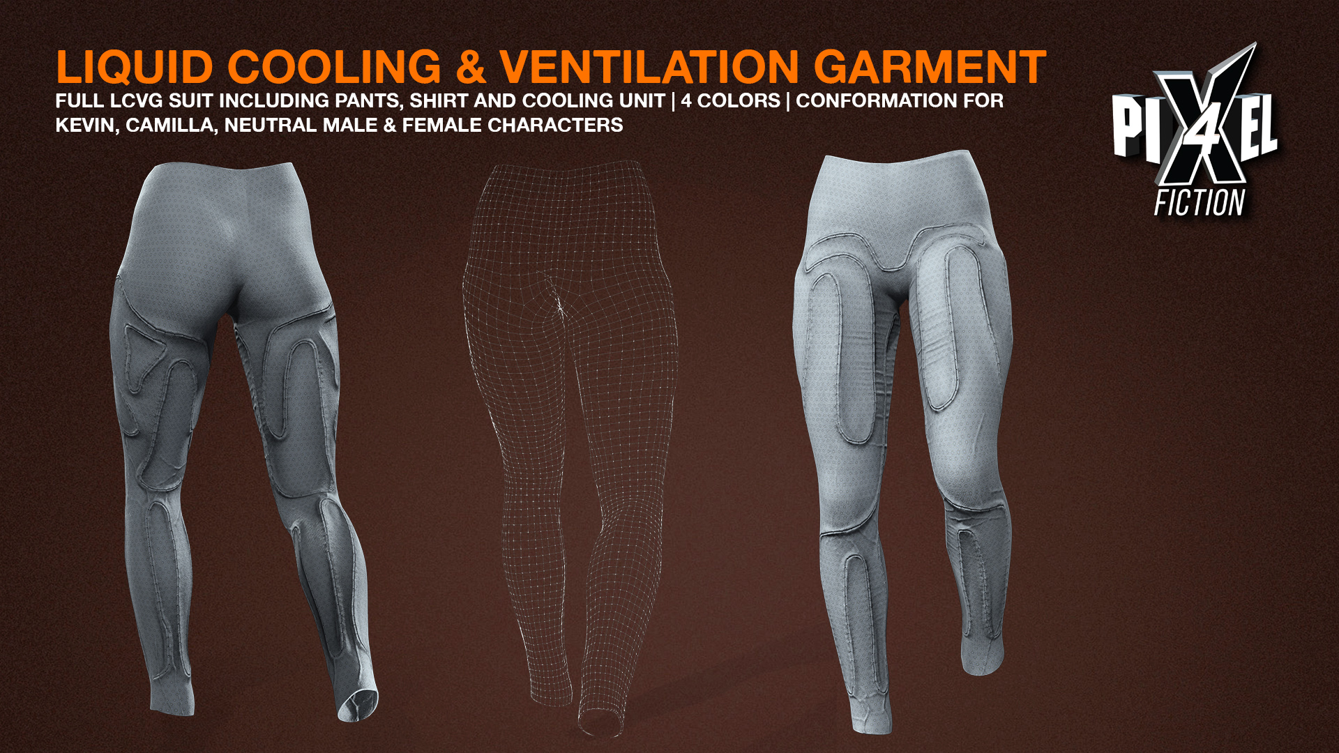 Liquid Cooling Ventilation Garment - LCVG