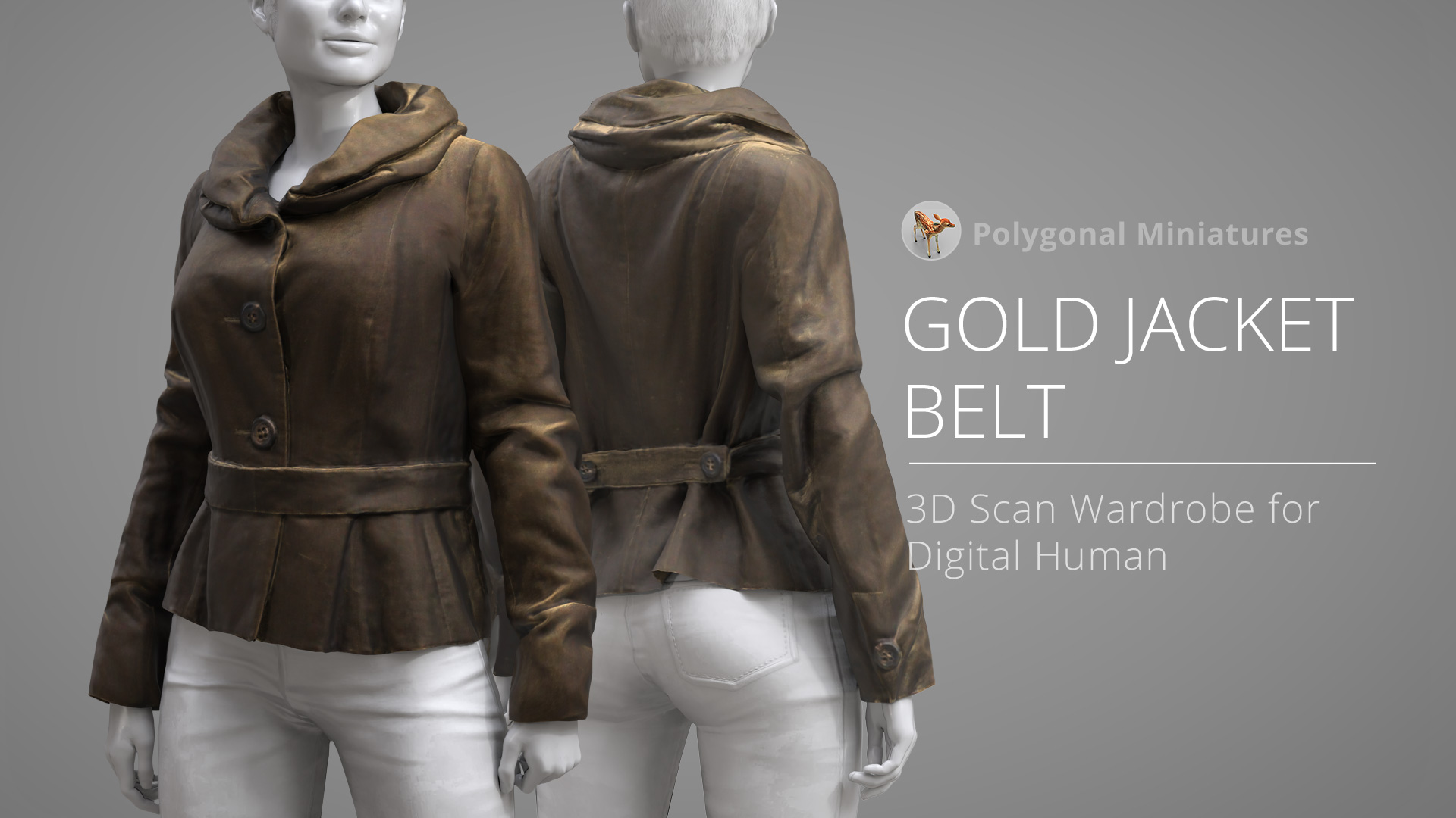 Gold Jacket Belt