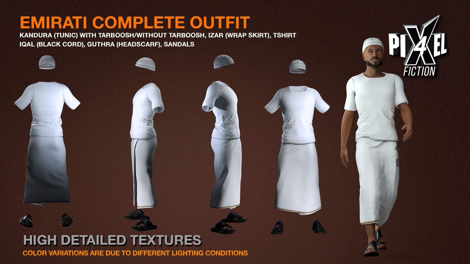 Emirati Complete Outfit
