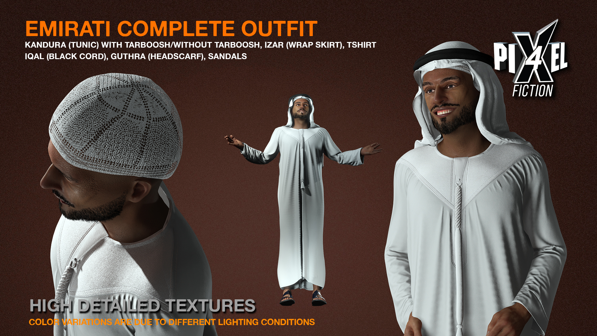 Emirati Complete Outfit