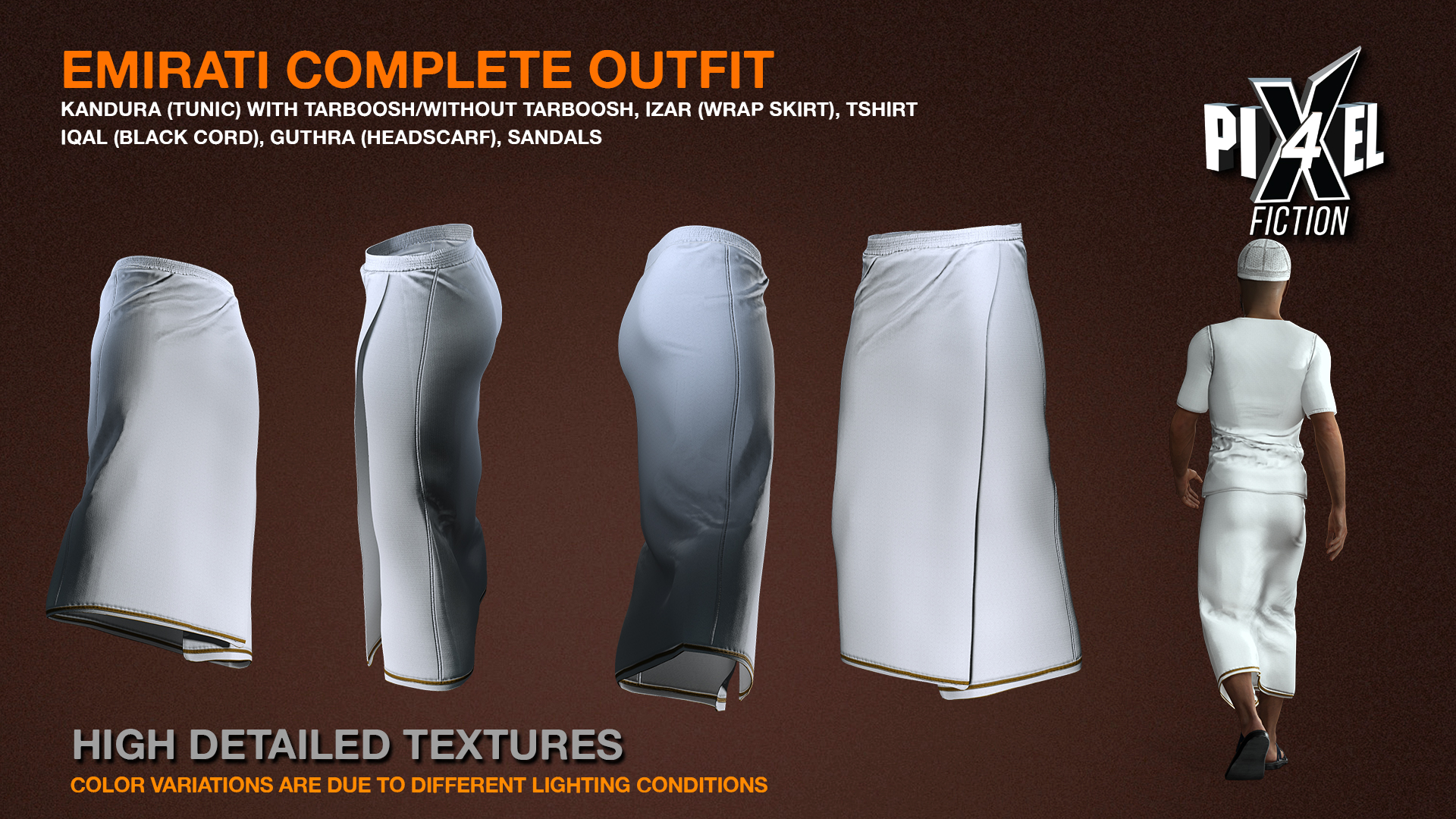 Emirati Complete Outfit