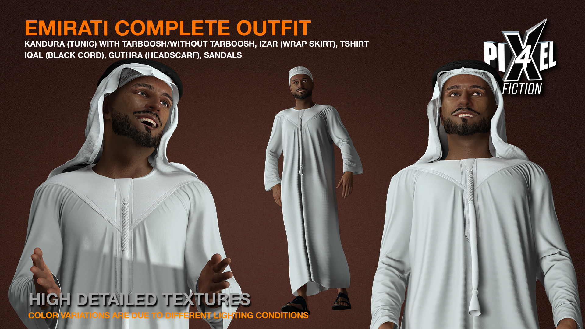 Emirati Complete Outfit