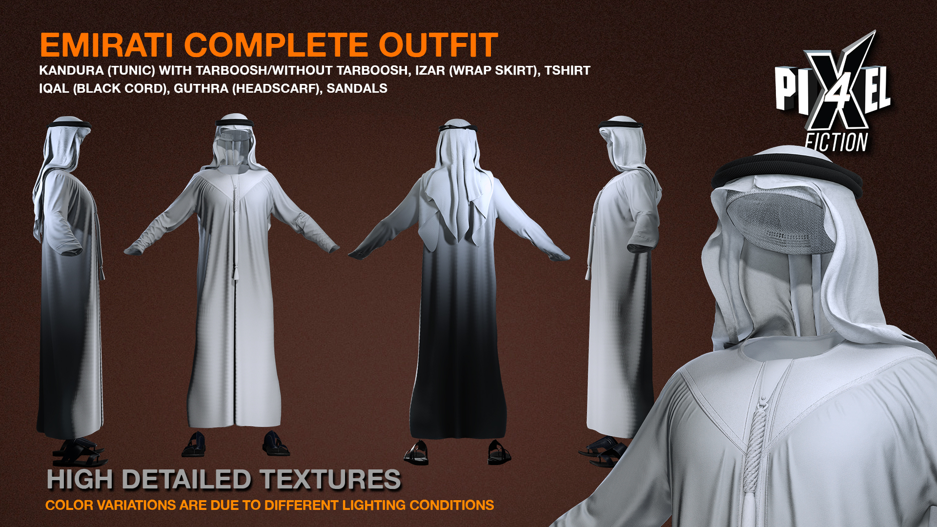Emirati Complete Outfit