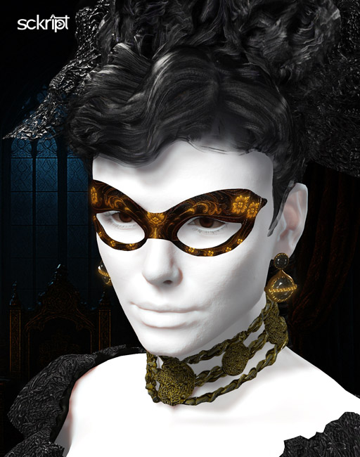 Gown of Shadow and Gold