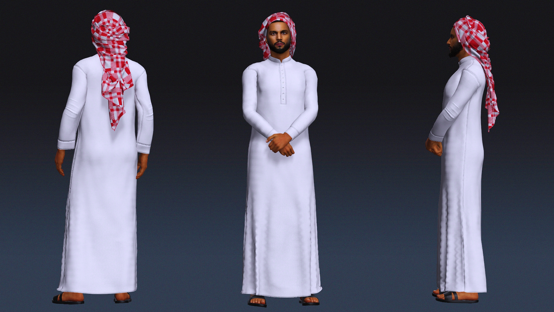 Men's Eastern Traditional Clothing_1