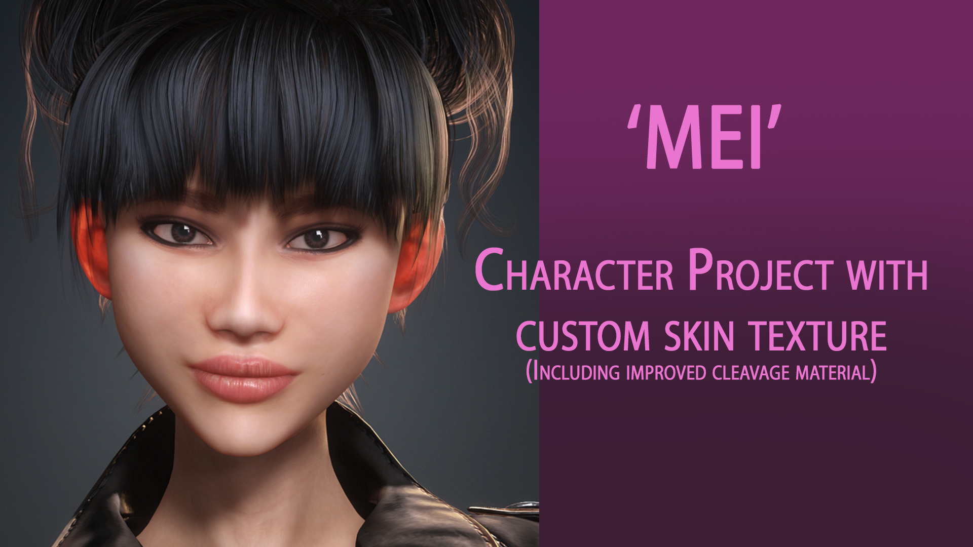 MEI - Asian character model