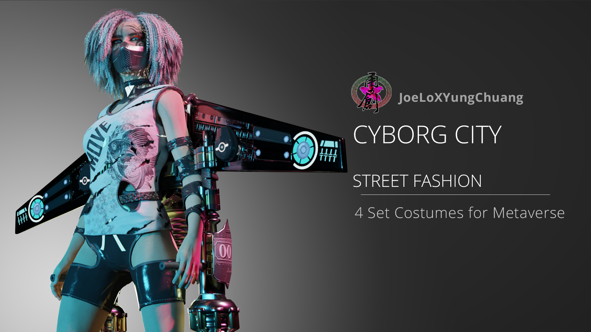 Cyborg City-Street Fashion 4 Set