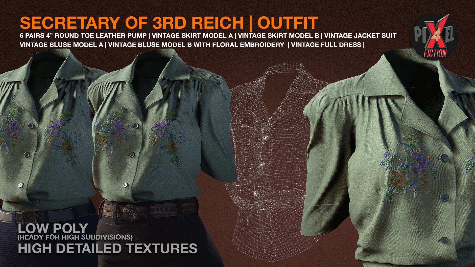 3rd reich secretary Outfit