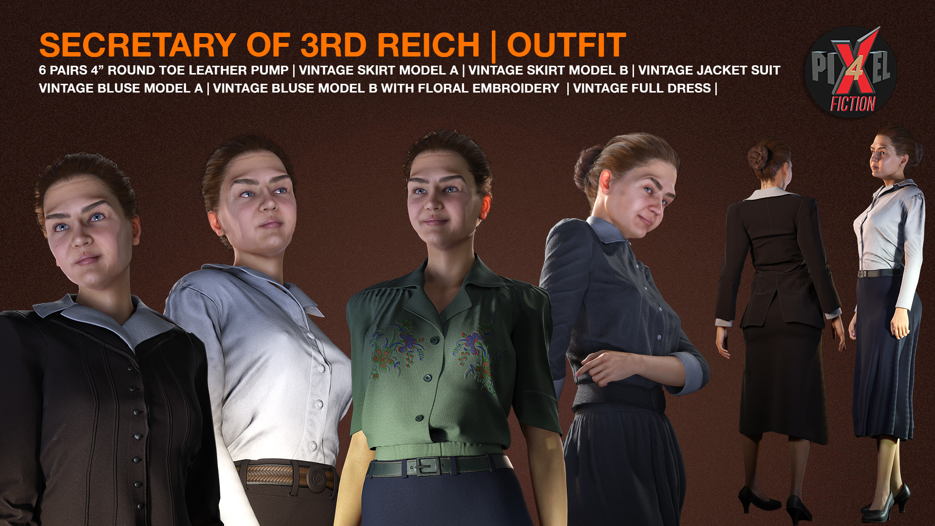 3rd reich secretary Outfit