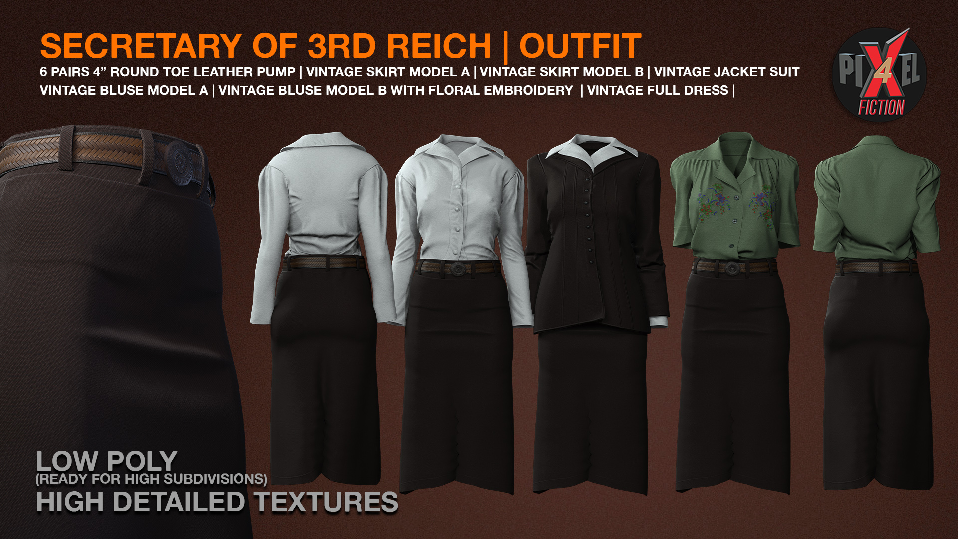 3rd reich secretary Outfit