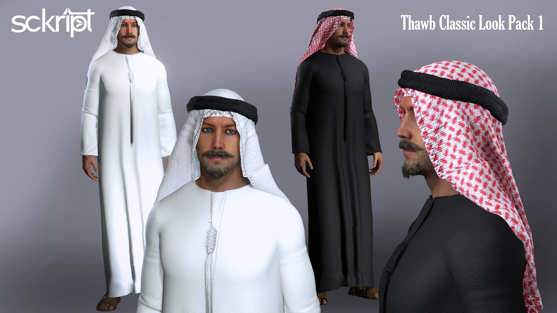 Arabe thawb classic look Pack