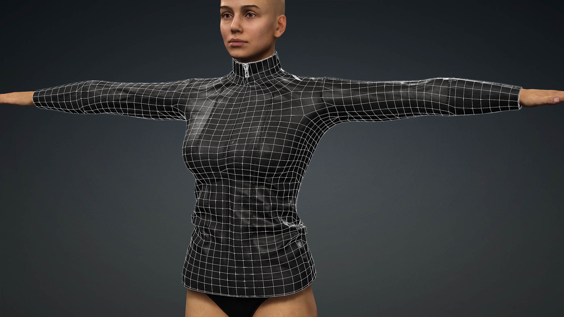 Female Leather Jacket-Free