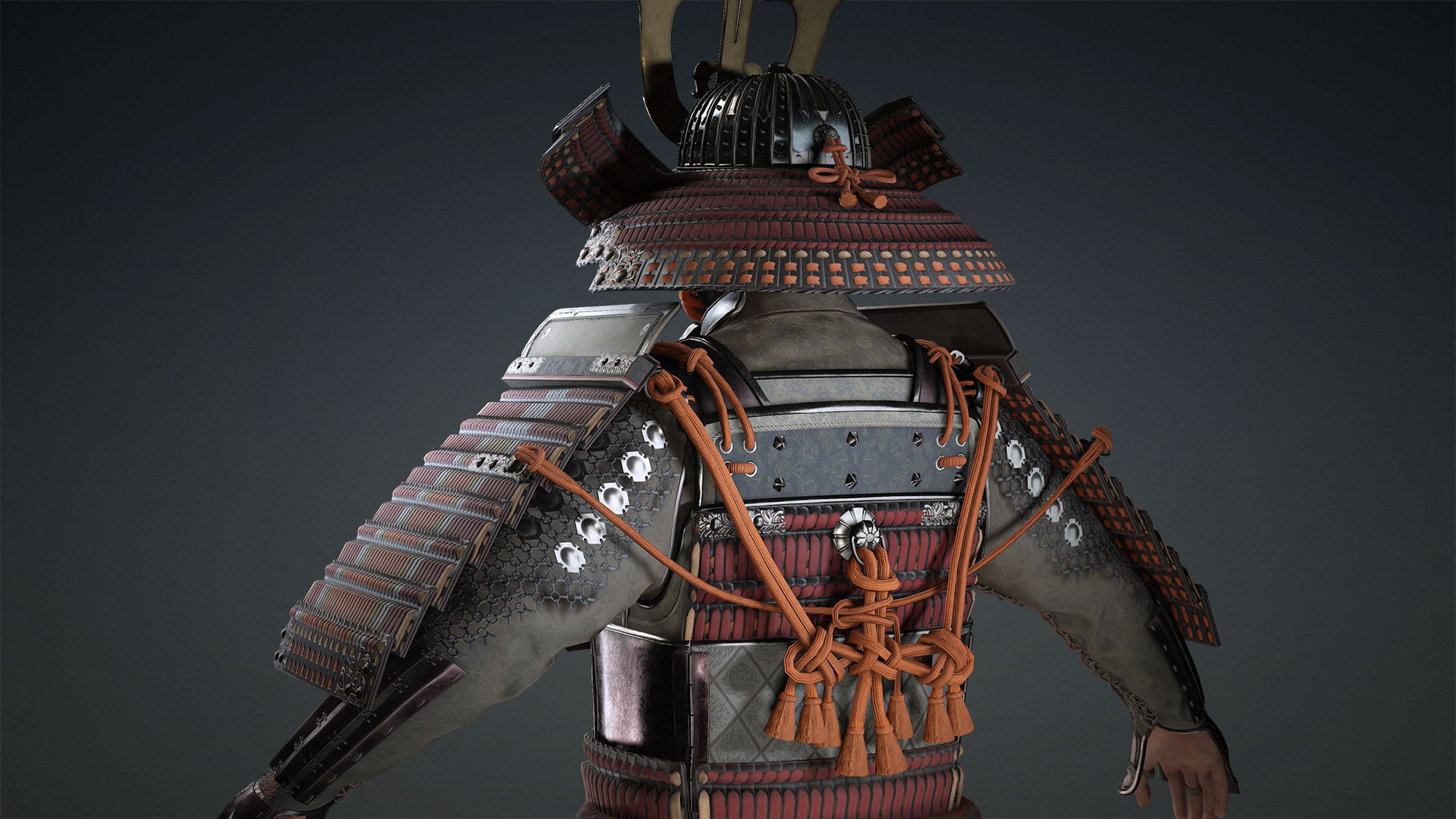 Red Japanese Samurai Outfit