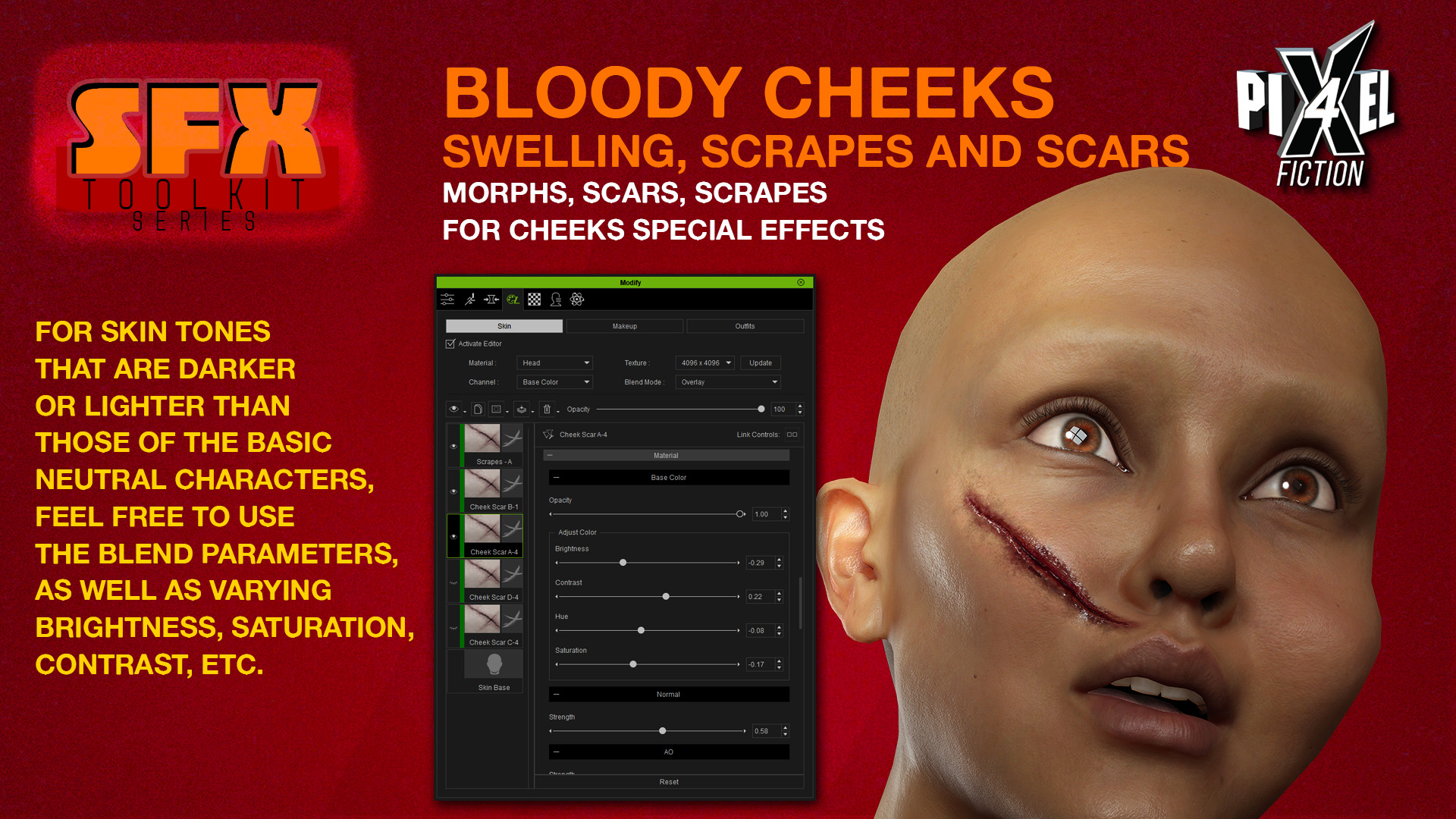 Full Bloody Face Bundle