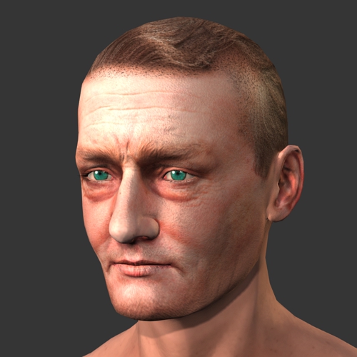 Realistic Human Senior Male