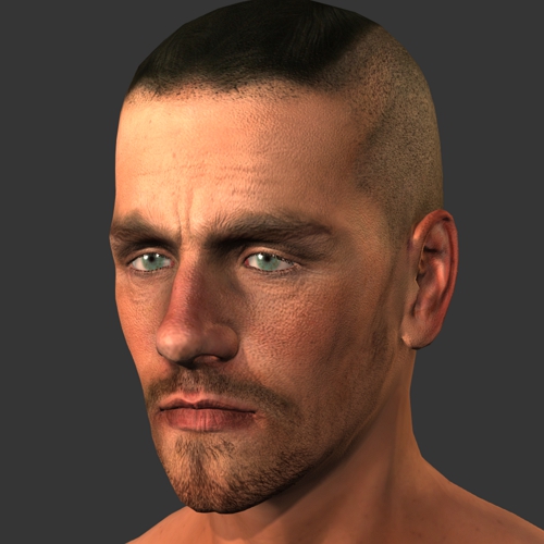 Realistic Human Middle-Aged Male