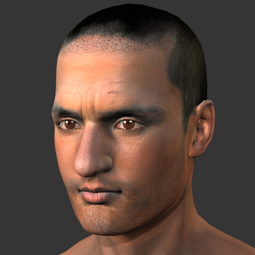 Realistic Human Middle-Aged Male