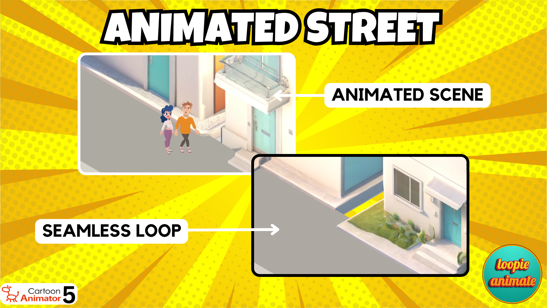 Animated Street Isometric
